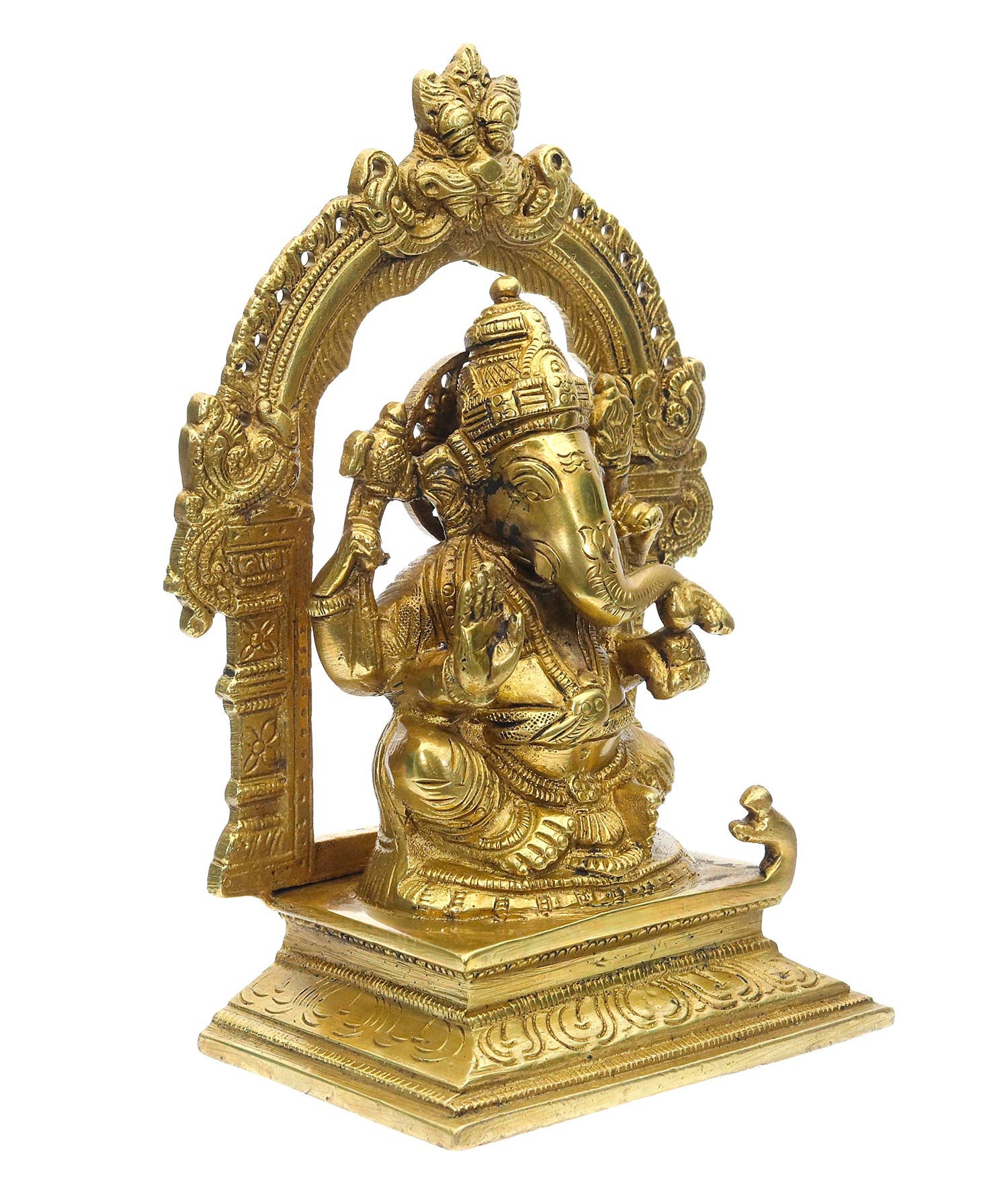 God Lord Ganesh Statue Elephant Ganesha Hindu figurine Brass | Etsy