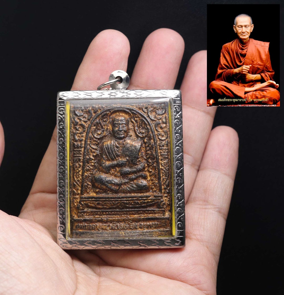 Phra Somdej Back Mini Amulet Sacred Luang Phor Toh Wat - Etsy
