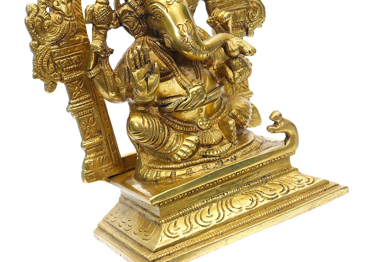 God Lord Ganesh Statue Elephant Ganesha Hindu Figurine Brass | Etsy
