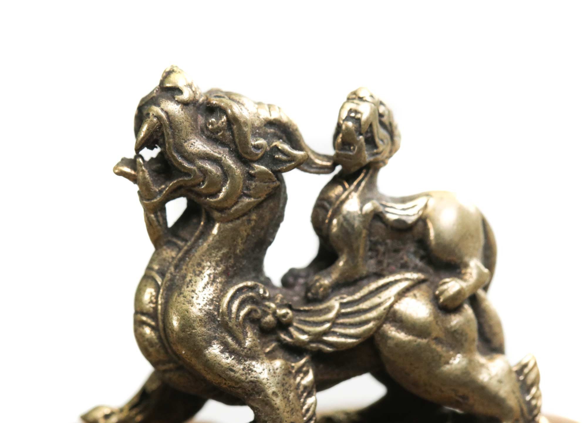 Pi Yao Pi Xiu Dragon Mini Statue Figurine Magic Protect Life - Etsy