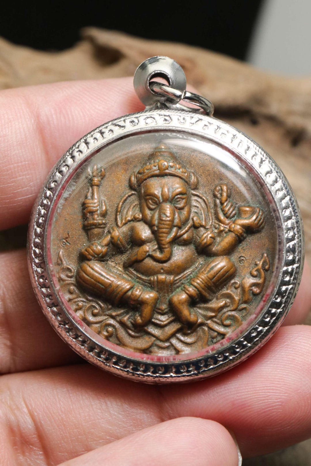 Ganesha Thai Amulet: Hindu God Charm, Success Talisman - Etsy