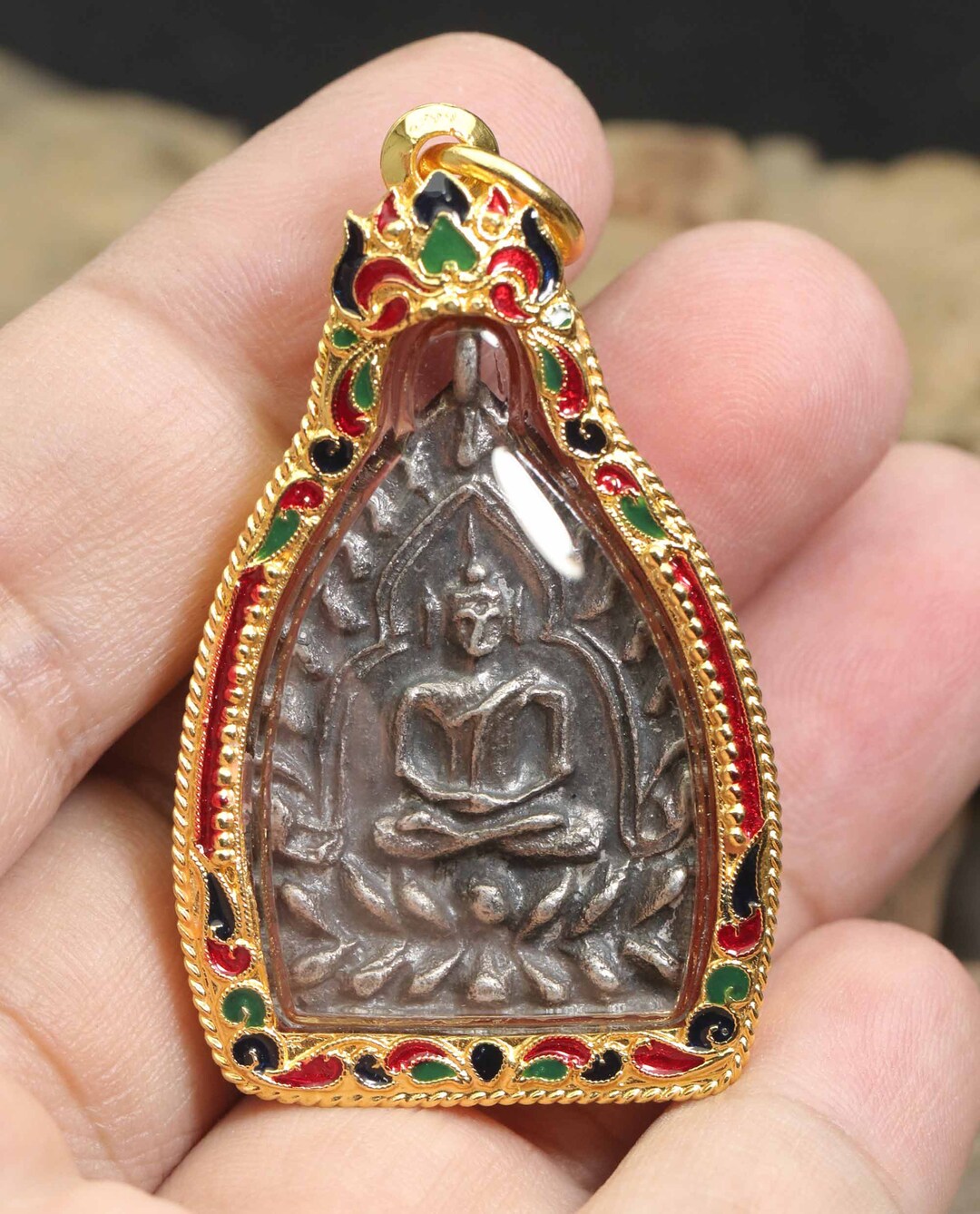 Rian Silver Chaosua Luang Pu Bun ,wat Klang Bang Kaew,copper BE.2477 ...