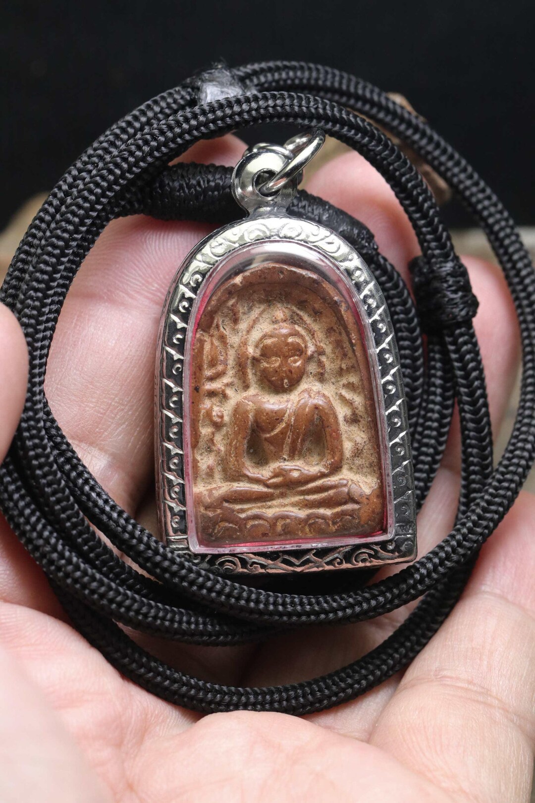 Rare Thai Amulet Pendant: Phra Sum Kor, Kru Kamphaeng Phet, Lucky Rope ...