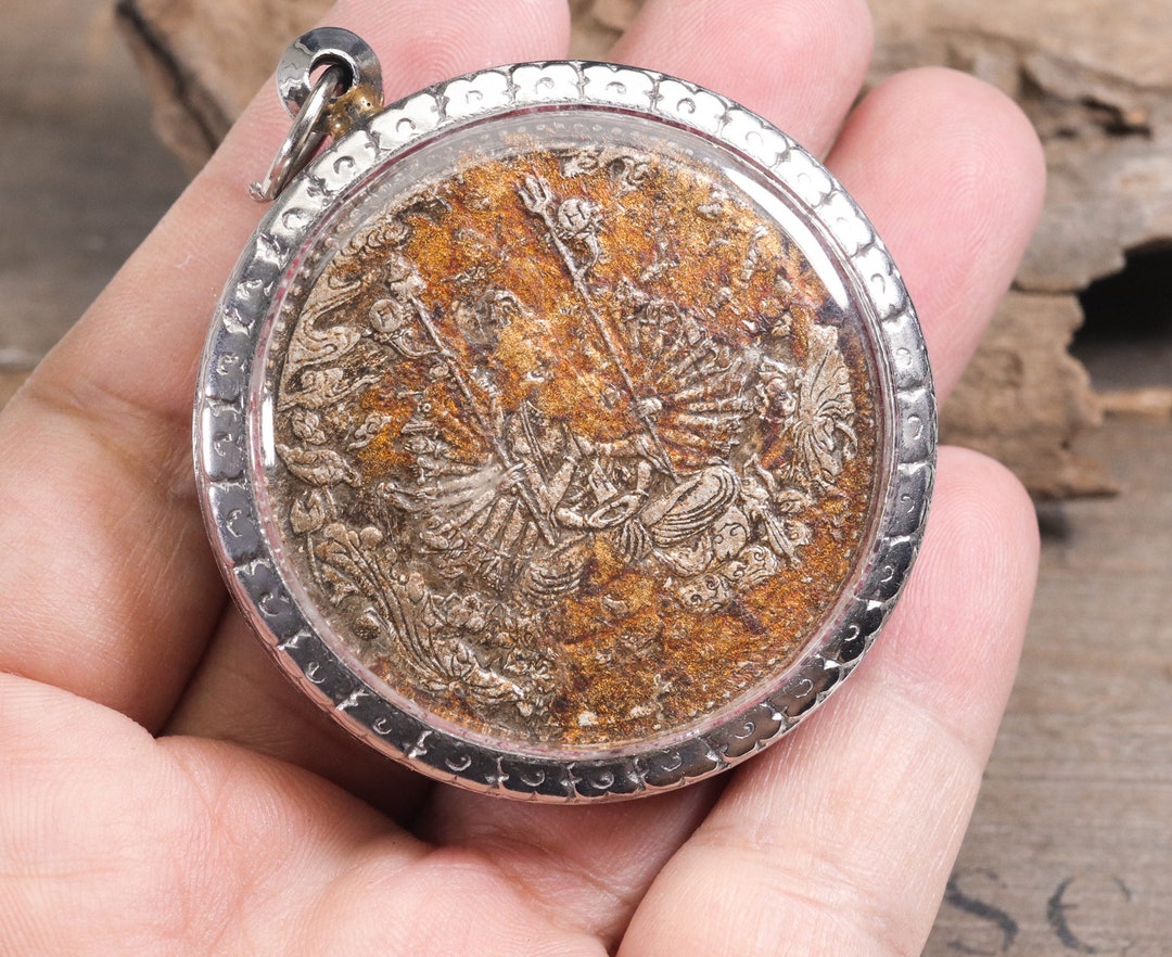 Rian Thousand Hands Guan Yin Chinese Amulet Sacred Luang Phor Toh Wat ...