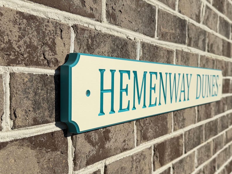 Custom Beach House Quarterboard Sign – Personalized Coastal PVC Decor ...