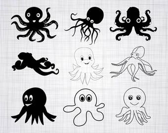 Octopus svg | Etsy