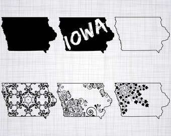 Iowa svg | Etsy