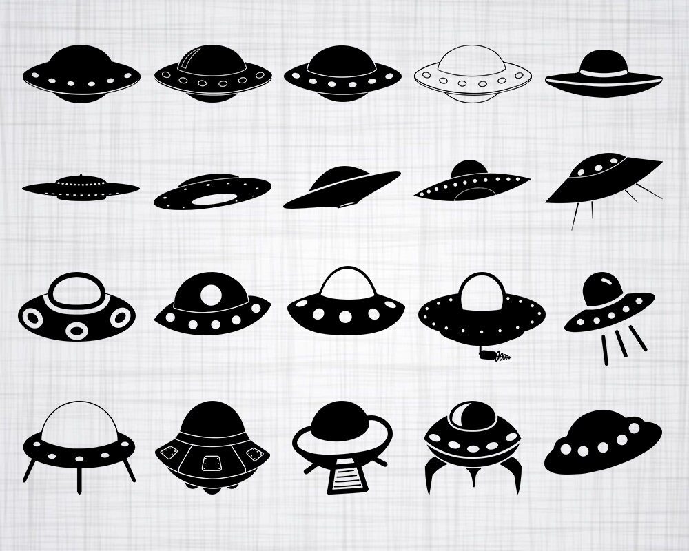 UFO SVG Bundle Ufo SVG Ufo Clipart Ufo Cut Files For | Etsy