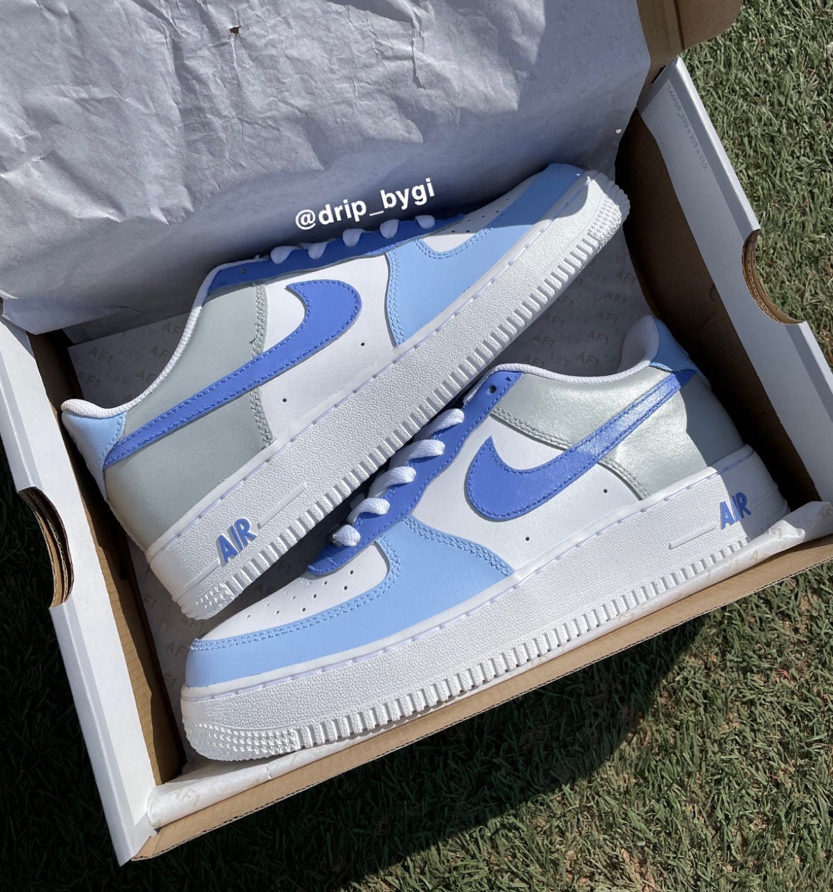 Custom Color Block Air Force 1 | Custom Sneakers | Custom Shoes | Gifts ...