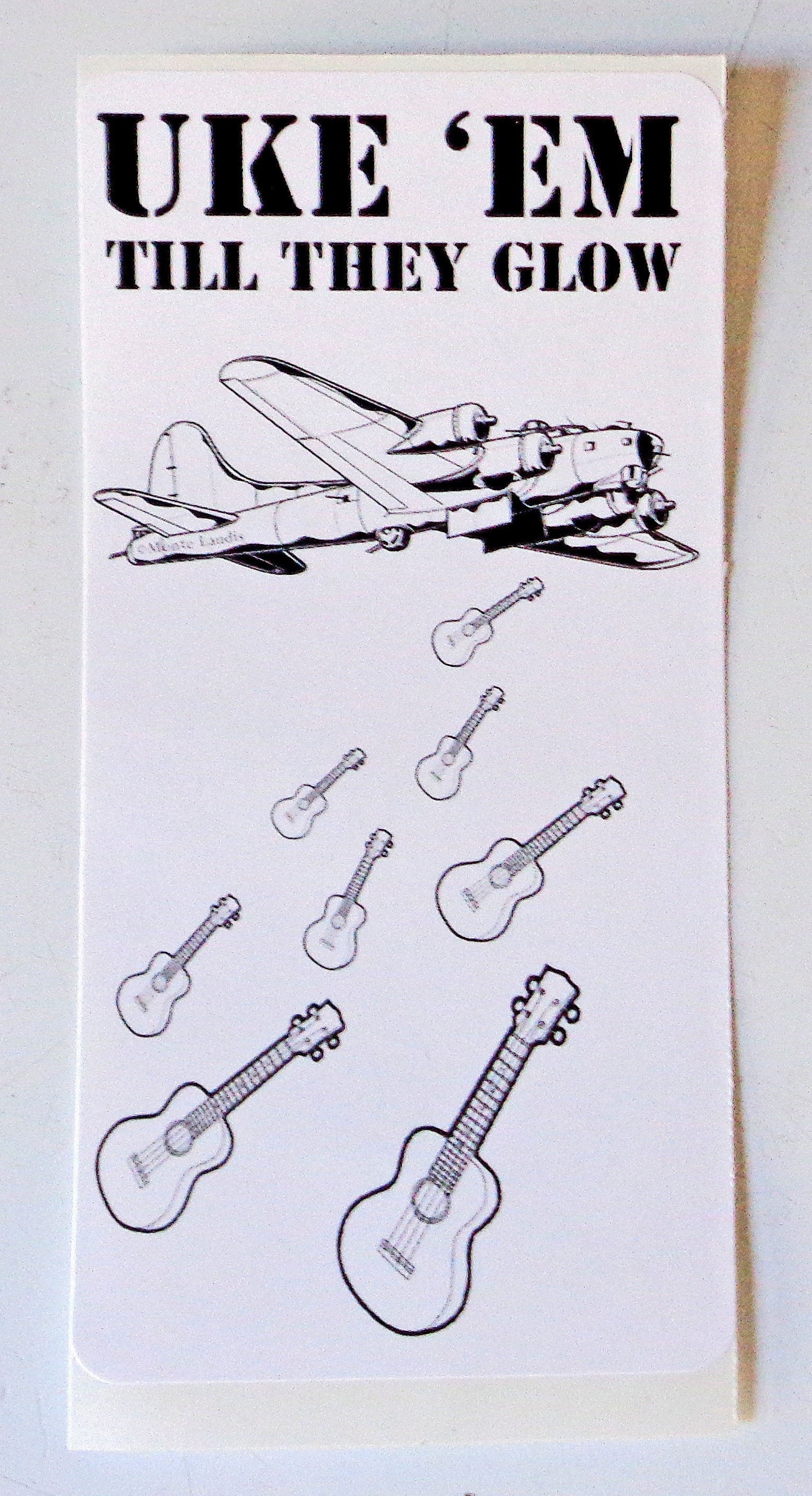 Ukulele Sticker Waterproof - Etsy