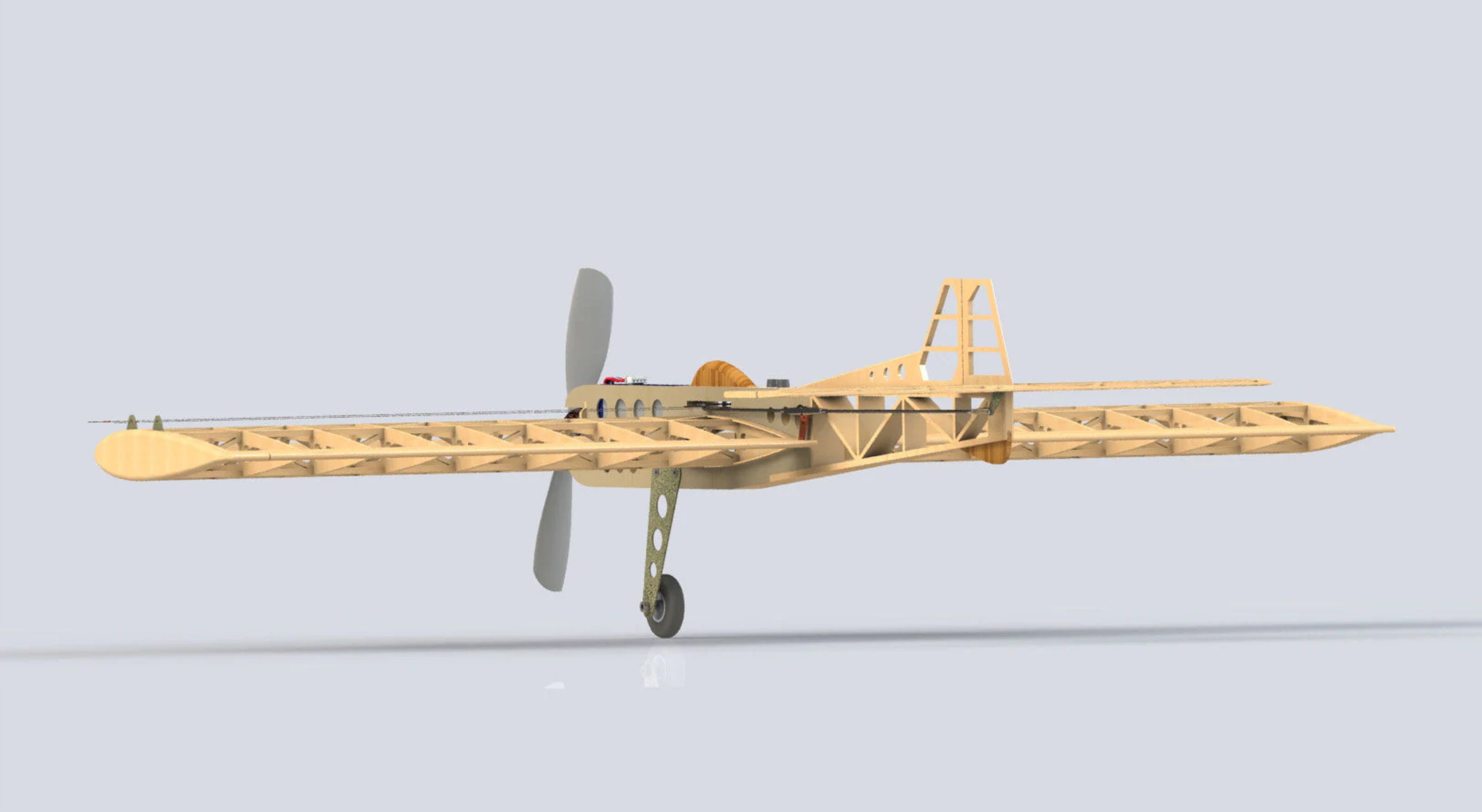 DIY Lasercut Eclawn Airplane Control Line Model Updated DXF - Etsy ...