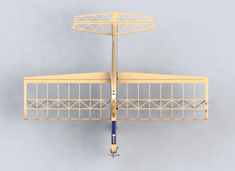 DIY Lasercut Eclawn Airplane Control Line Model Updated DXF - Etsy ...