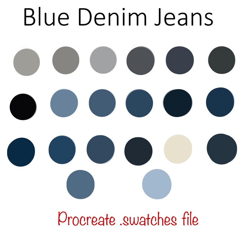 Denim Swatches - Etsy