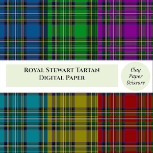 Digital Paper Scottish Tartan Plaid Traditional Pattern - Etsy Australia
