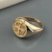Solid Gold 14k Ring With IC XC NIKA, Religious Ring for Women and Men ...