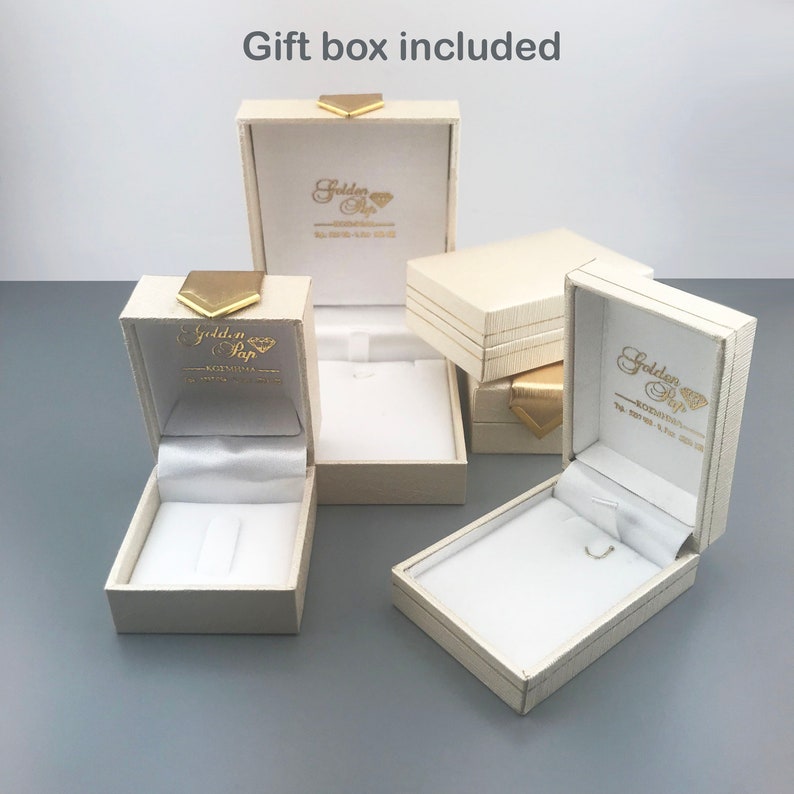 14k Solid Gold Pendant With Angel Wings, Angel Wings Necklace, Solid ...