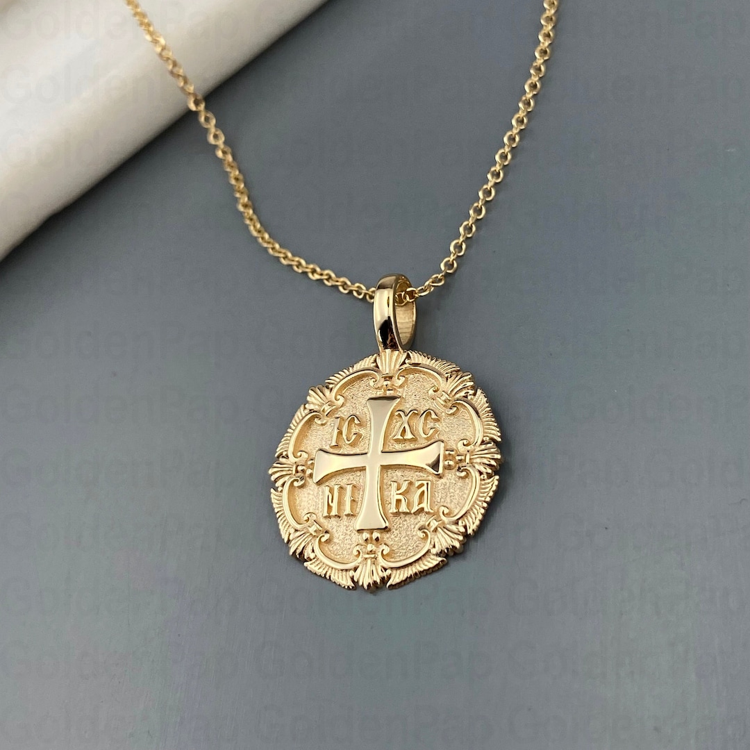 14k Solid Gold Pendant, Pendant for Men and Women, Personalized Pendant ...