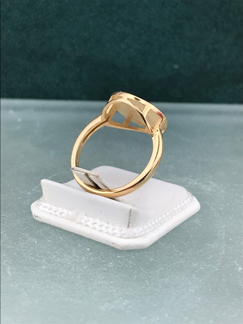 Solid gold 14k ring with IC XC NIKA religious ring | Etsy