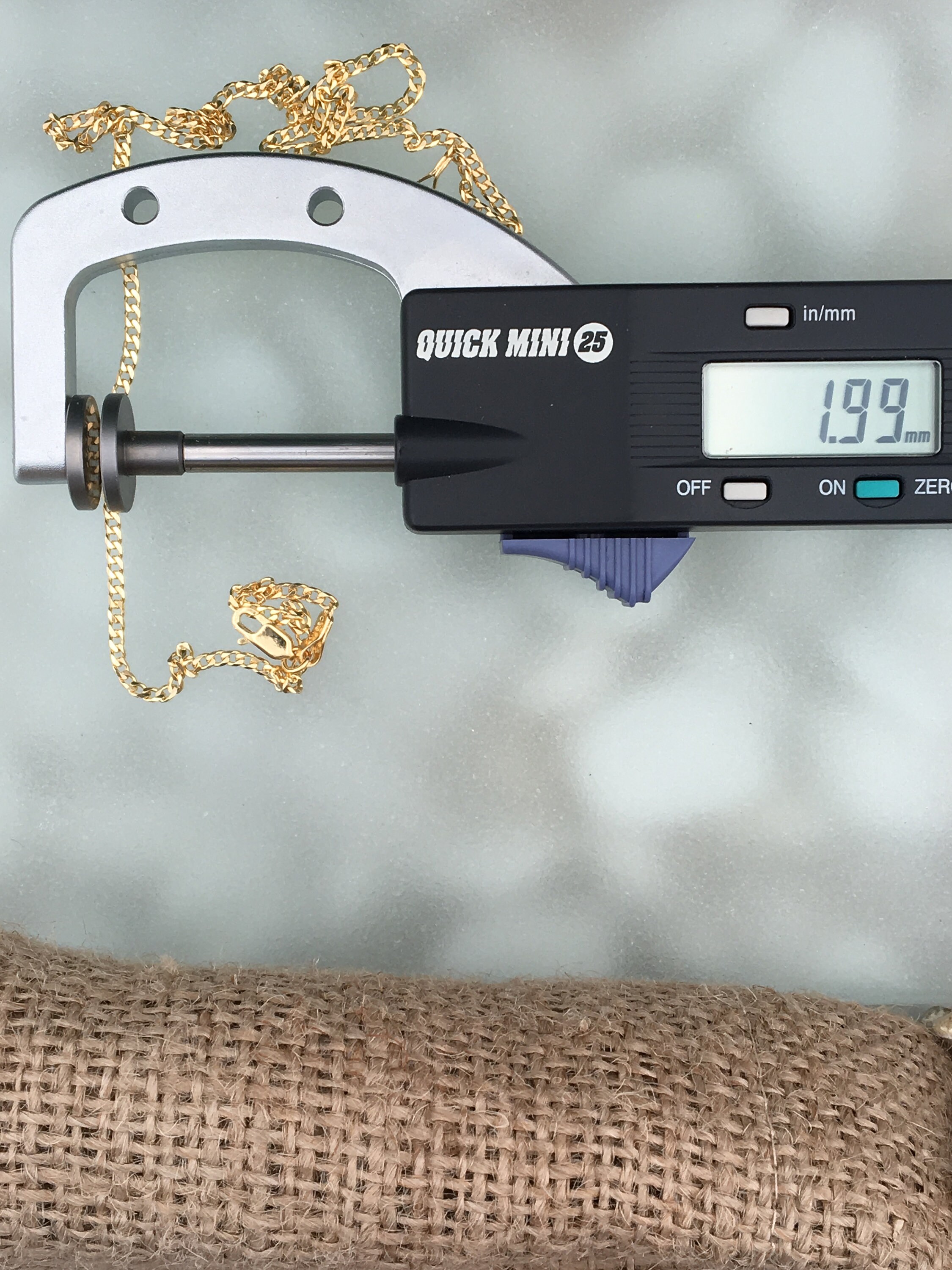 Solid Gold Chain 14 Carats, About 2mm Thickness,for Pendant and Cross ...