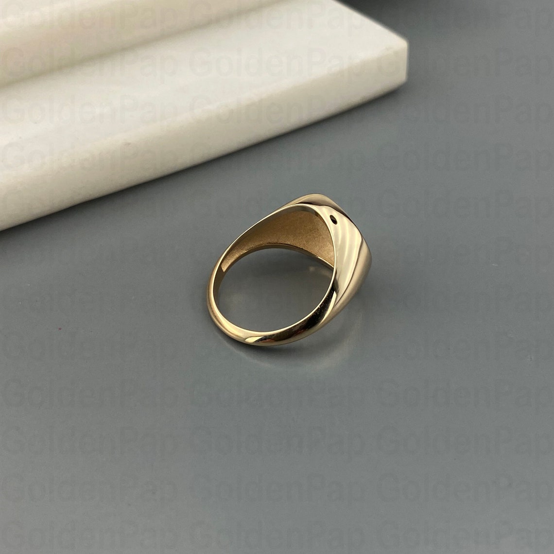 Solid Gold 14k Ring With IC XC NIKA, Religious Ring for Women and Men ...