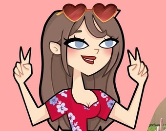 Custom Total Drama Character - Etsy UK