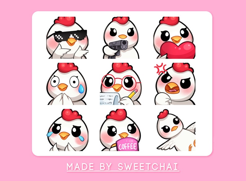 Single Custom Twitch Emote - Etsy