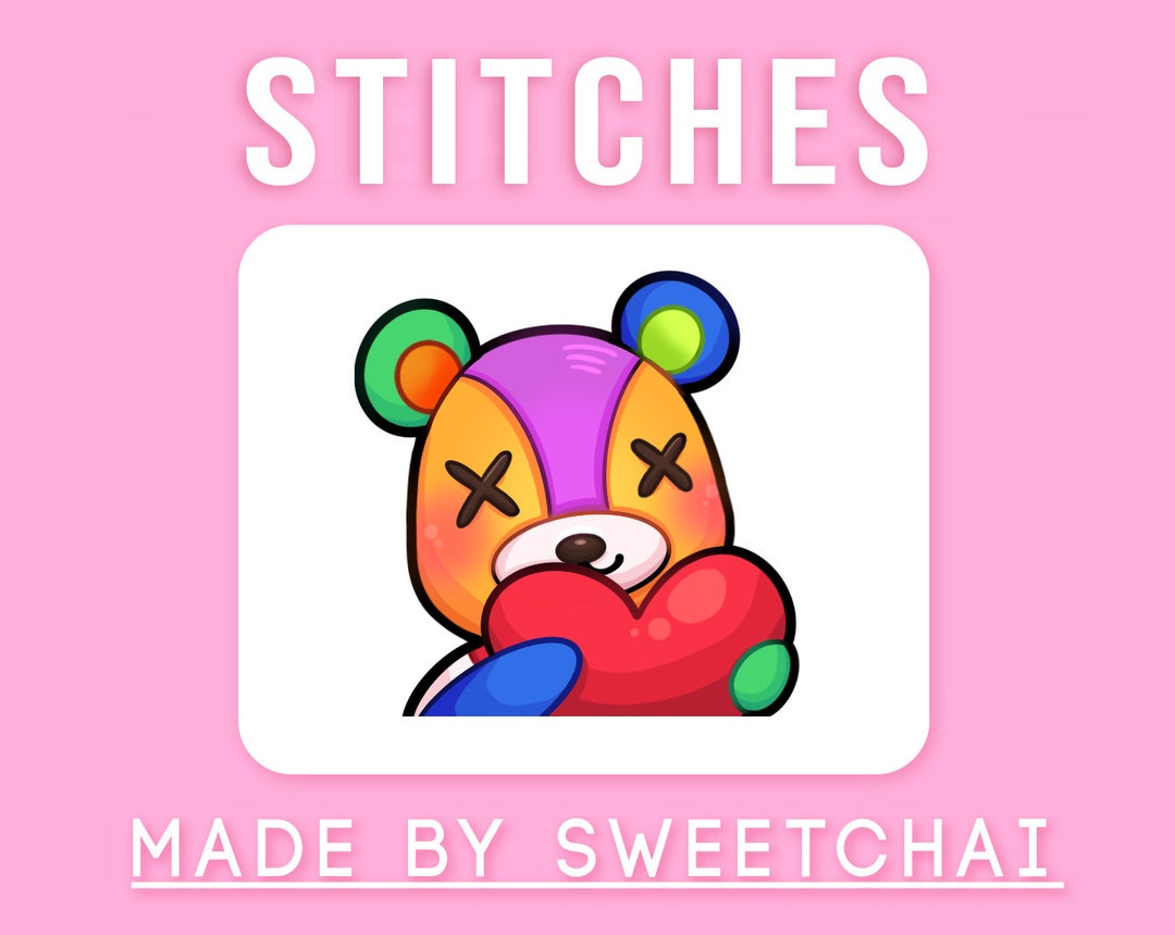 Stitches Love Single Twitch Emote - Etsy