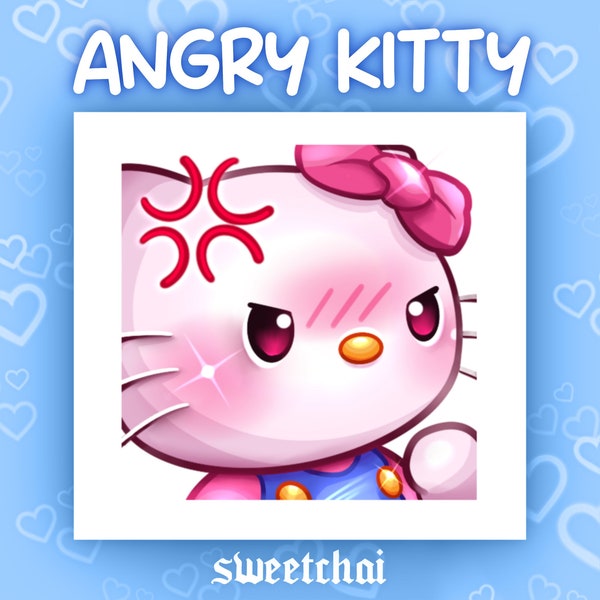 Angry Kitty - Etsy