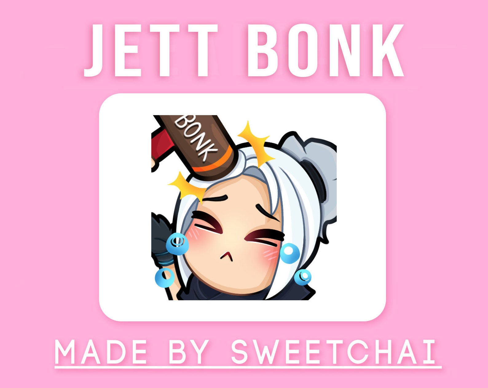 Jett BONK Twitch Emote - Single - Etsy