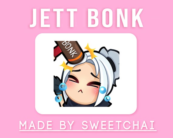 Jett BONK Twitch Emote Single | Etsy