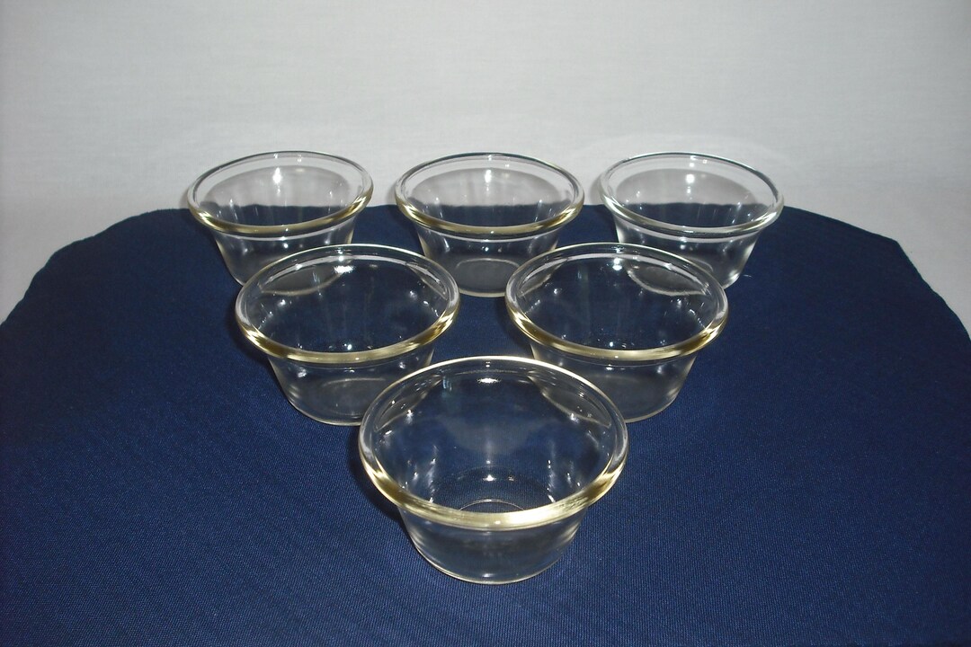 Pyrex Custard Cups Set of 6 #414 Vintage - Etsy