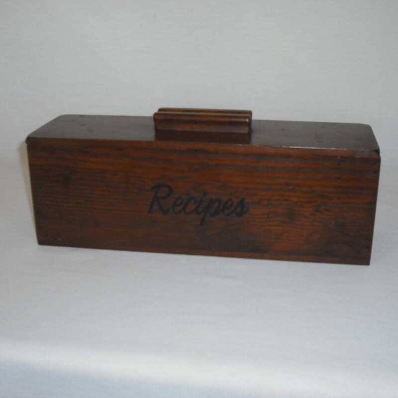 Retro Recipe Box - Etsy