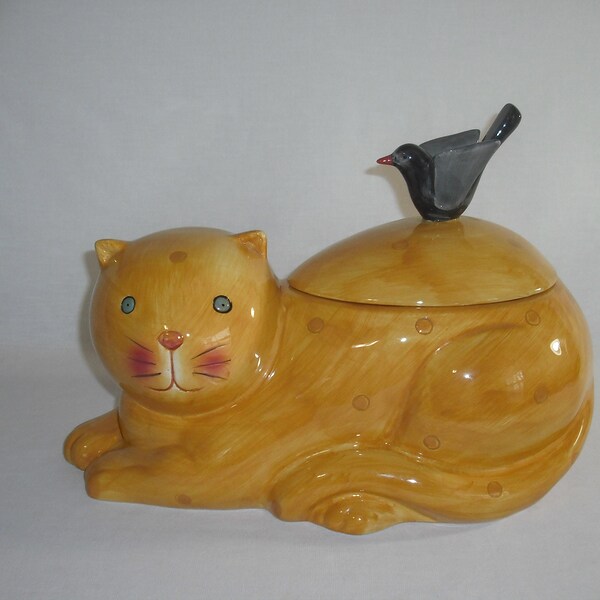 Cat Cookie Jar - Etsy