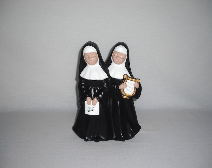 Singing Nuns Ceramic Figurine Vintage - Etsy
