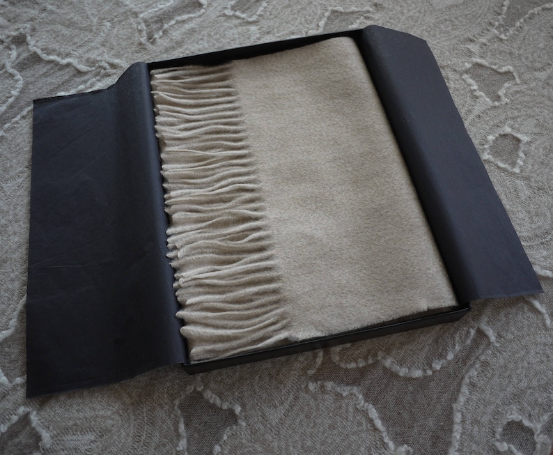 Pure Cashmere Scarf. Elegant Gift Box. Free Shipping. - Etsy