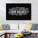 Our Values Wall Art Business Core Values Office Decor - Etsy