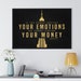Warren Buffett Wall Art Control Your Emotions Control Your Money Warren ...