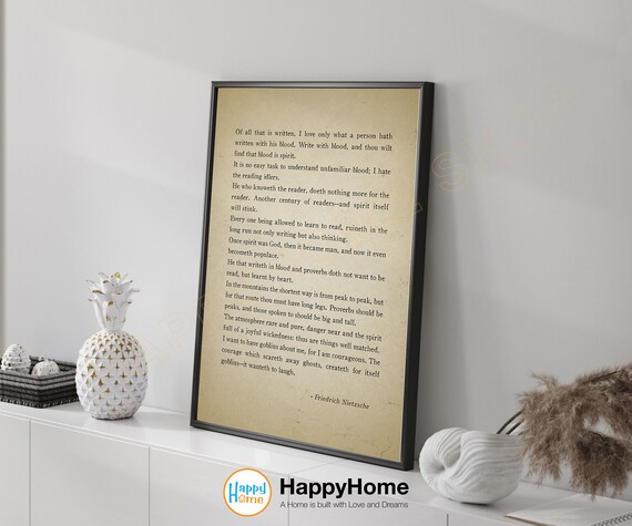 Nietzsche Writing Quotes