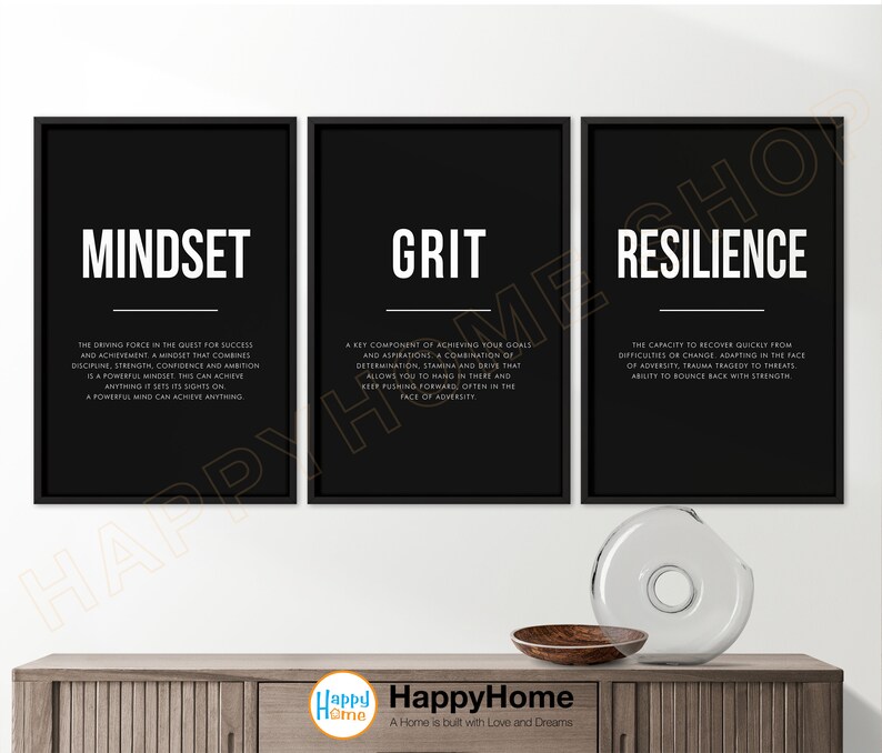 Mindset Grit Resilience Definition Motivational Quotes | Inspirational ...