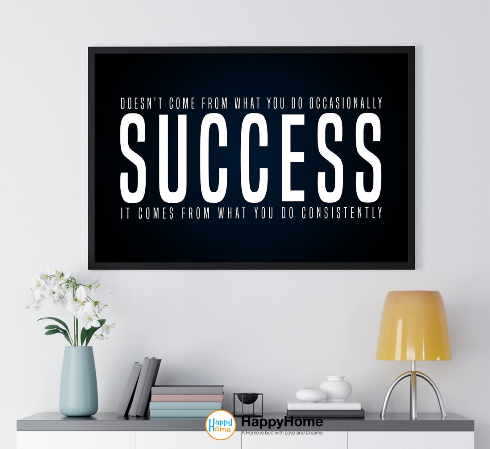 Success Wall Art Motivational Poster Inspirational Wall Art - Etsy