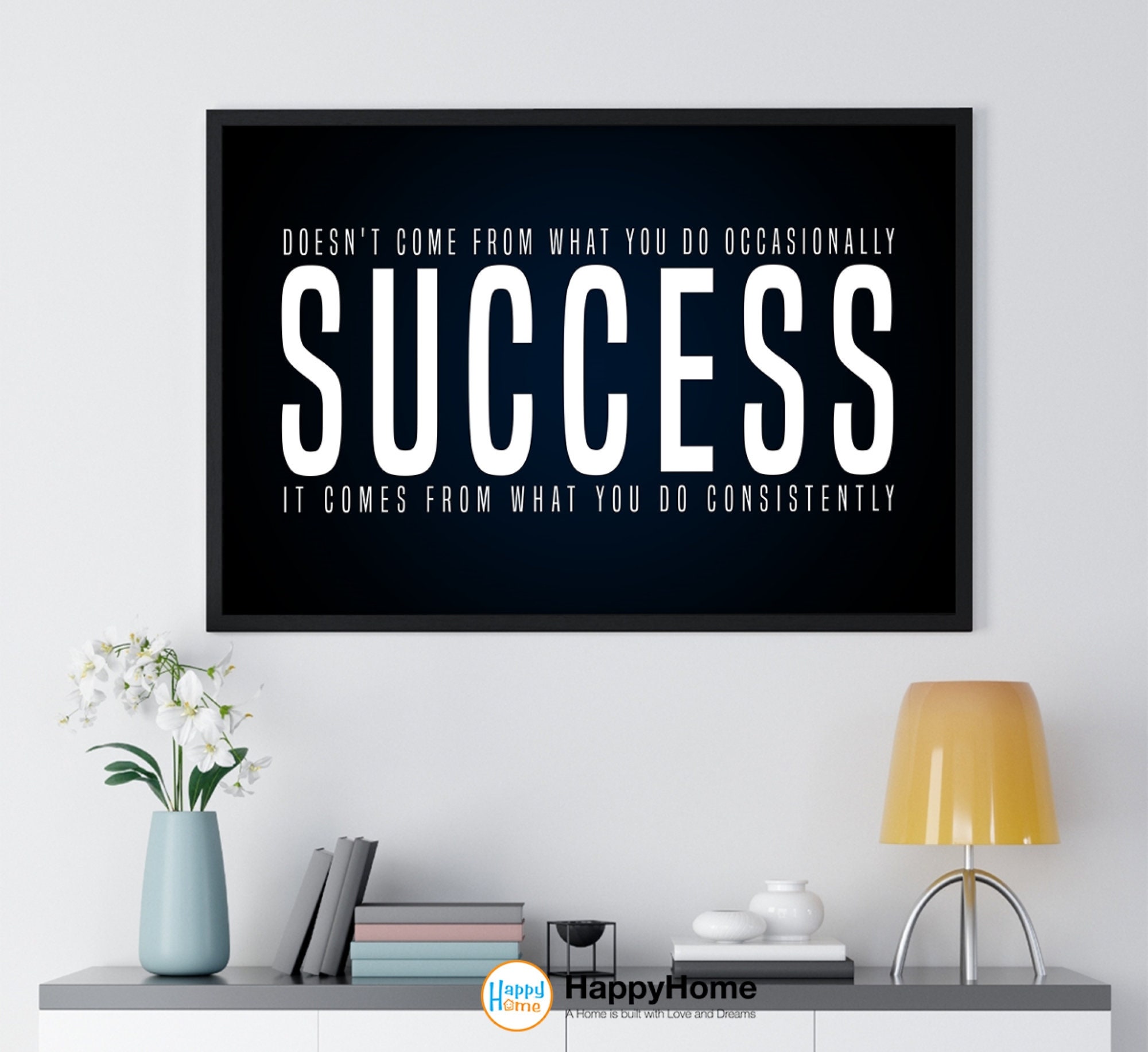 Success Wall Art Motivational Poster Inspirational Wall Art - Etsy