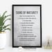 Signs of Maturity Motivational Inspirational Quotes Wall Art - Etsy