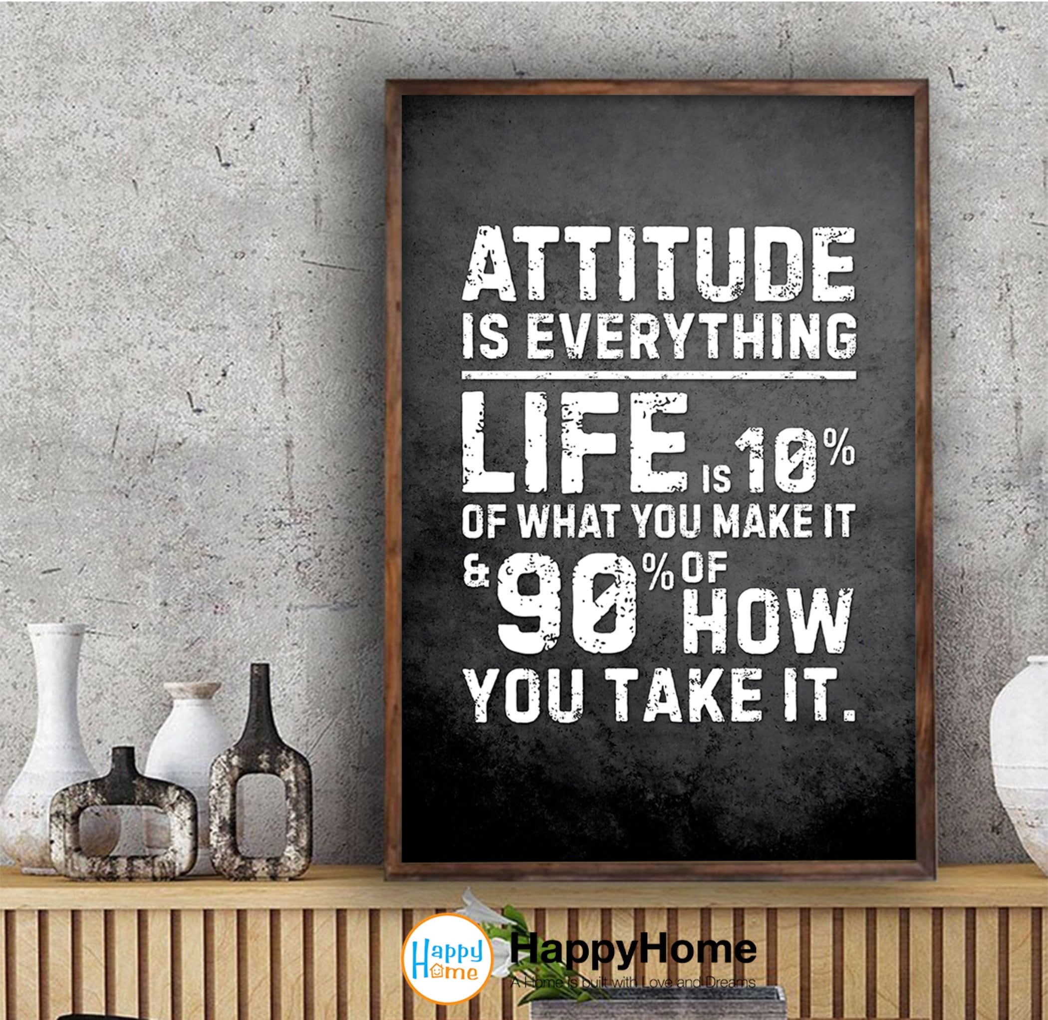 Attitude Is Everything Poster