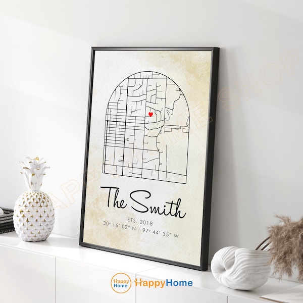 Home Coordinates - Etsy