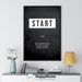 Start Definition Poster Motivational Wall Art Inspirational Wall Art ...