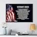 Veteran's Creed Wall Art I'm A Veteran America Veterans Day Gift ...