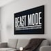 Beast Mode Definition Wall Art Motivational Poster - Etsy