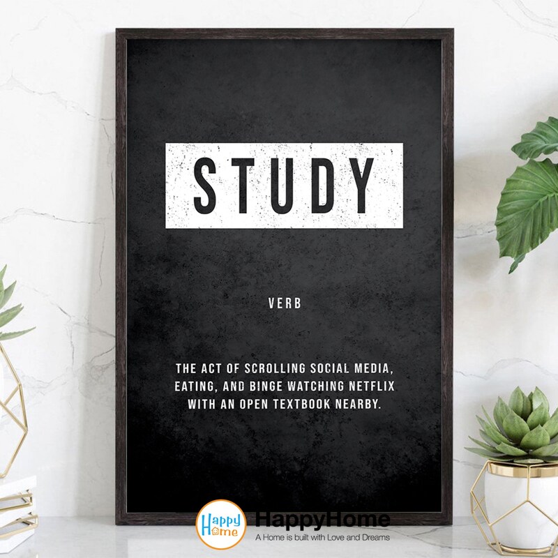 Study Room Wall Art - Etsy