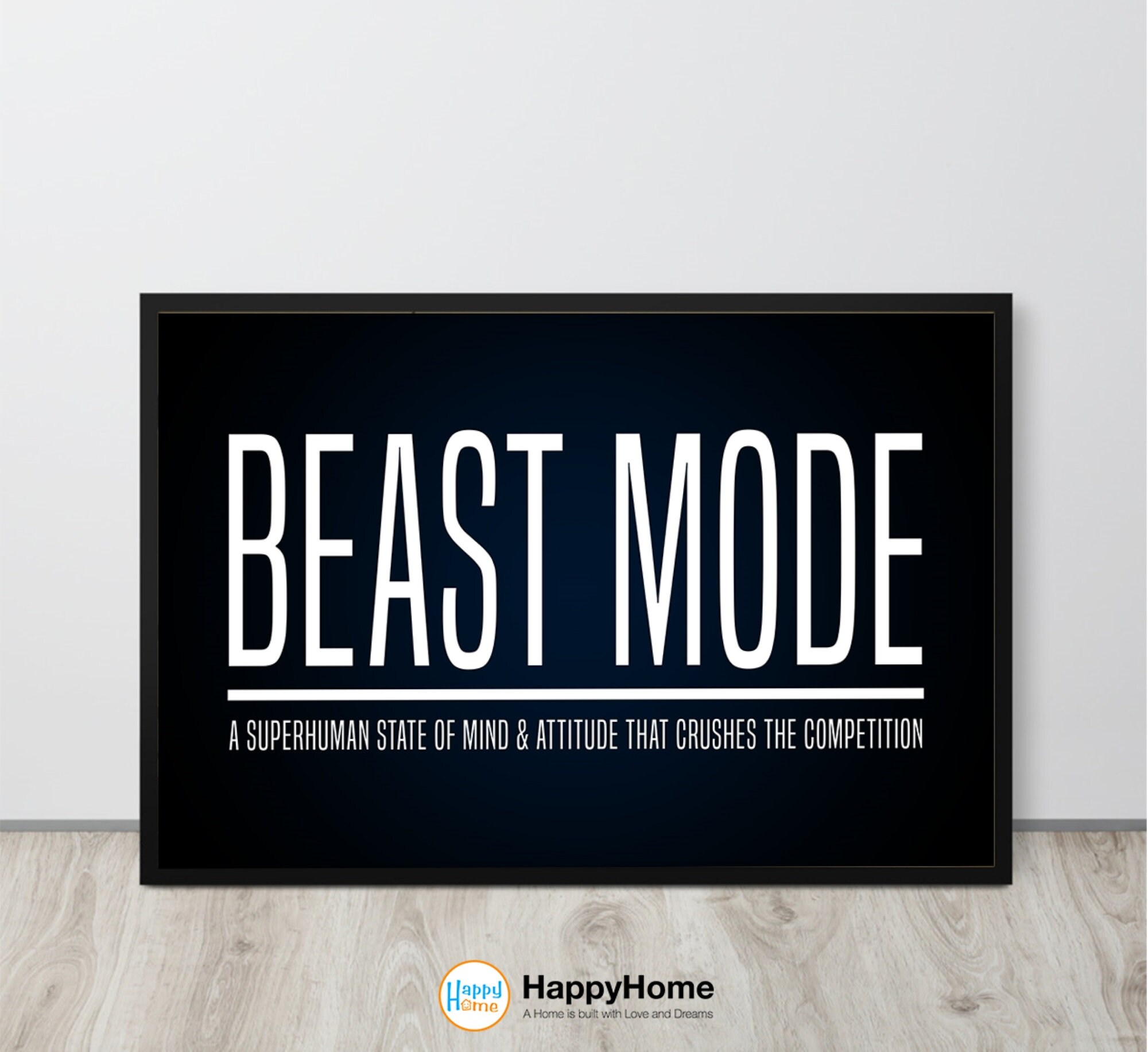 Beast Mode Definition Wall Art Motivational Poster - Etsy
