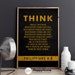 Philippians 4:8 Think on These Things | Bible Verse Wall Art | Modern ...